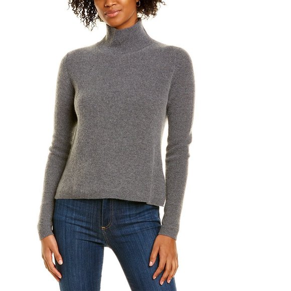 KIER + J | Sweaters | Kier J Mock Neck Cashmere Sweater | Poshmark